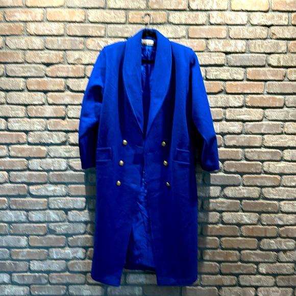 Diana Marco | Jackets & Coats | Vintage Diana Marco Cobalt Blue Wool ...